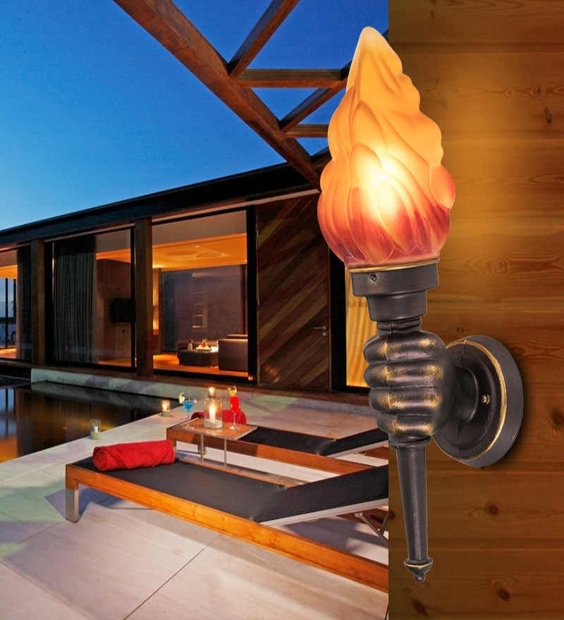 Creative Retro Industrial Torch Hand Wall Lamp | Stello Light Studio